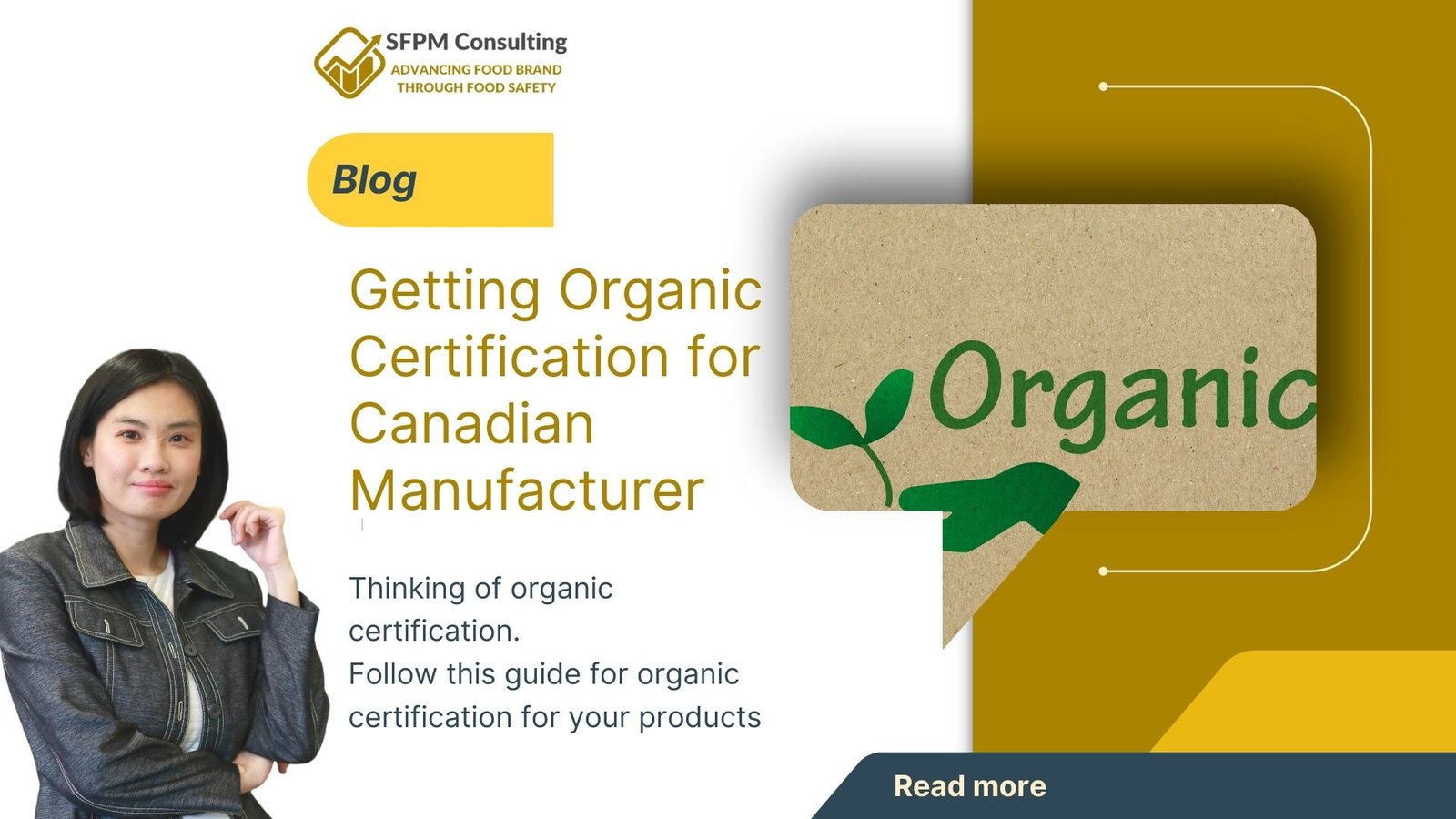 Getting Organic Certification for Canadian Manufacturer